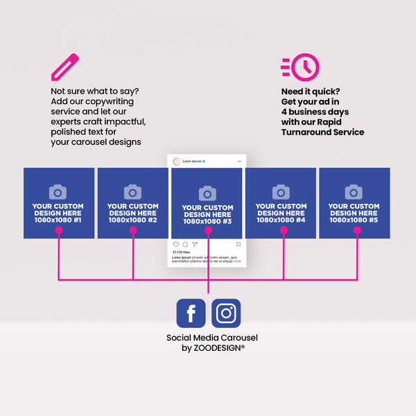 Custom Social Media Image Design | On-Demand Design Services - ZOODESIGN
